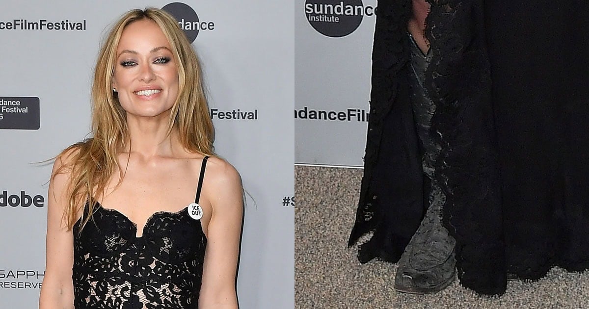 Olivia Wilde’s Sundance Style: Black Lace Dolce & Gabbana Dress and ...