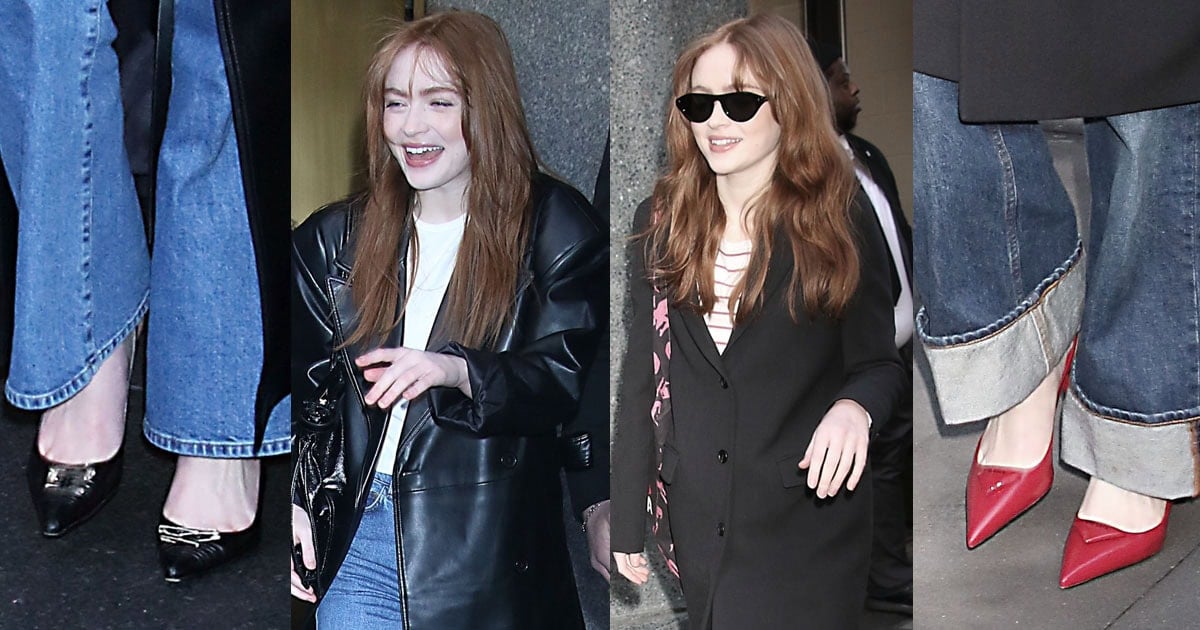 The Shoe Secret: How Sadie Sink Elevates Basic Denim With Prada ...